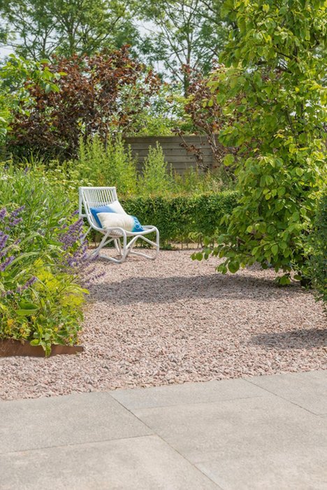 Graniet Split Rood 8 - 16 mm Split voor oprit