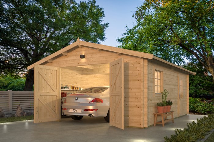 Houten Garage Rydell 470 x 570 cm