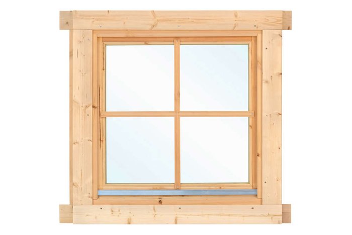 Double Glazed L2 Window for Log Cabins - Tuin