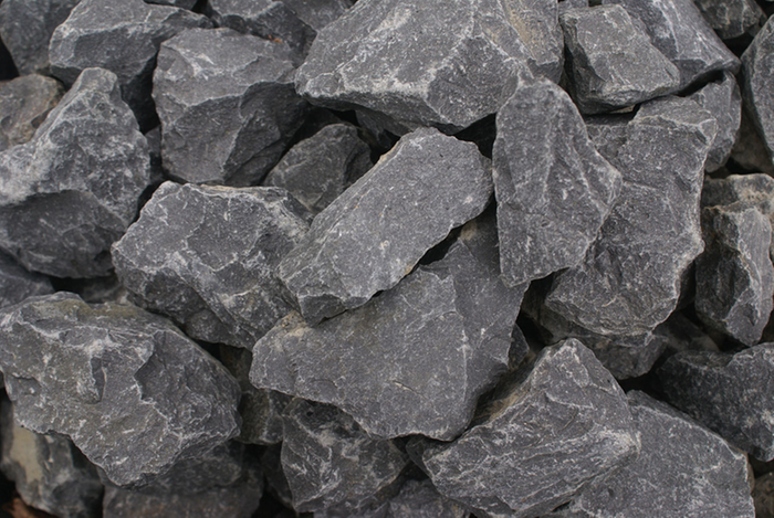 Basalt zwart natuursteen 40 - 80 mm Bigbag basalt 1000 kilo