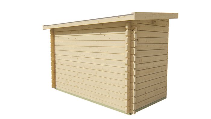 Log Cabin Storage Annexe 1.6m x 2.2m - 28mm Logs
