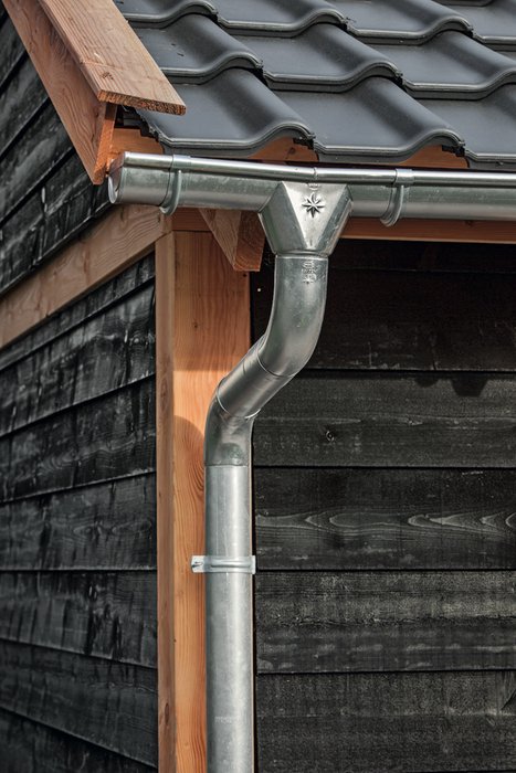 Dakgoot set verzinkt 300 cm lengte 125 mm breed 2 stuks