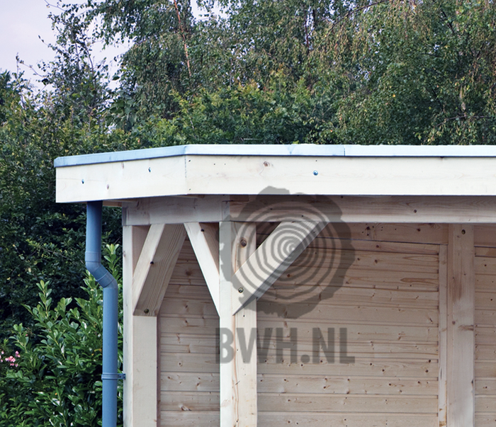 Daktrim Aluminium Afwerking EPDM Rubberfolie Dakrand