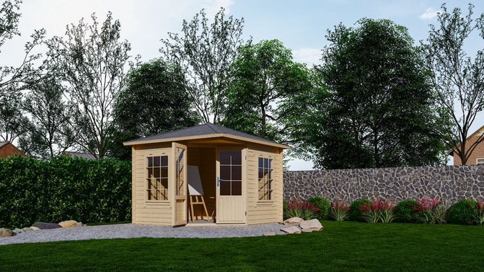Abri de jardin 3055G Interflex - 300 x 300 x 274 cm