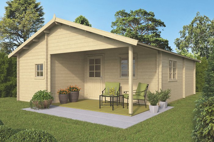 Cabane de jardin Javea 595 x 808 x 317 cm | Chalet en bois