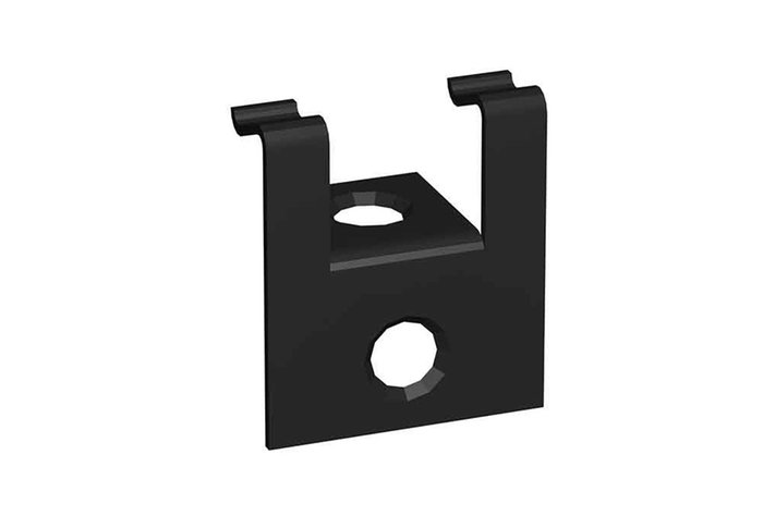 Clips de fixation noirs B-fix en inox | 100 pieces | Gadero