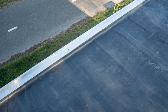 Daktrim Aluminium Afwerking EPDM Rubberfolie Dakrand