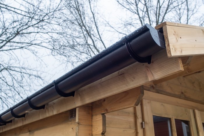 Dakgoot set verzinkt 300 cm lengte 125 mm breed 2 stuks