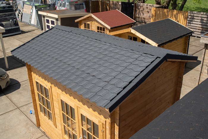 Metal Roof Tiles Charcoal Bargeboard | Durable Roof Finish | Tuin