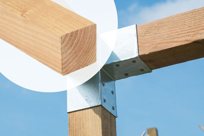 90mm Douglas fir Post | 9'8ft / 3.0m | Pergola post TUIN UK