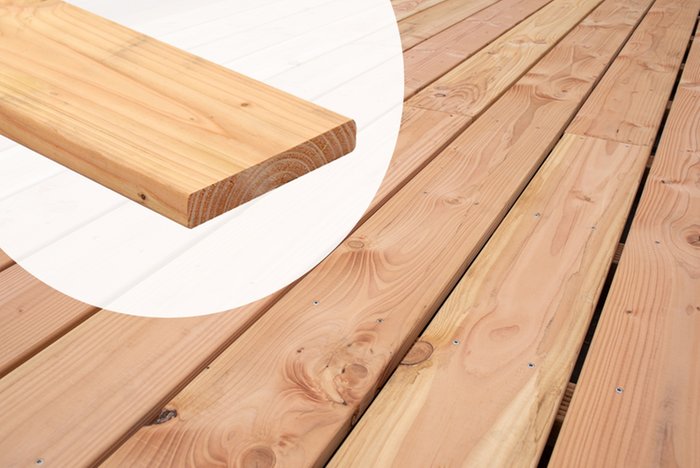 Douglas Decking Plank 27mm