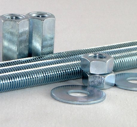 M12 Draadeinden Set Verzinkt Beschoeiing Schoor Bevestiging