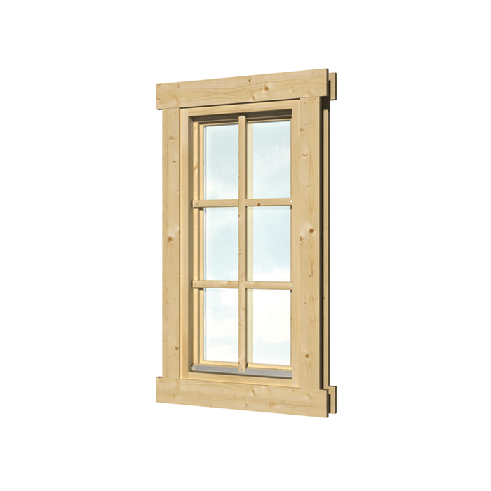 Double Glazed L5.2 Window for Log Cabins - Tuin