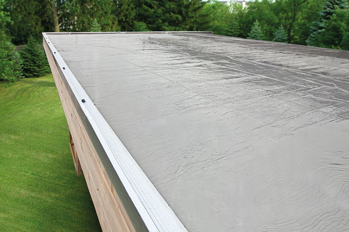 Daktrim Aluminium Afwerking EPDM Rubberfolie Dakrand