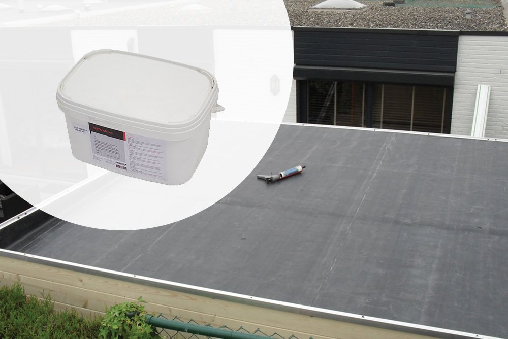 EPDM lijm in emmer 5 liter kopen epdm rubber aanbrengen