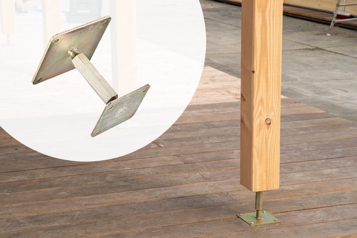 Adjustable Post Support - LARGE