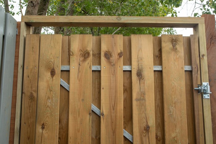 Garden Gate Frame with Stop Beam