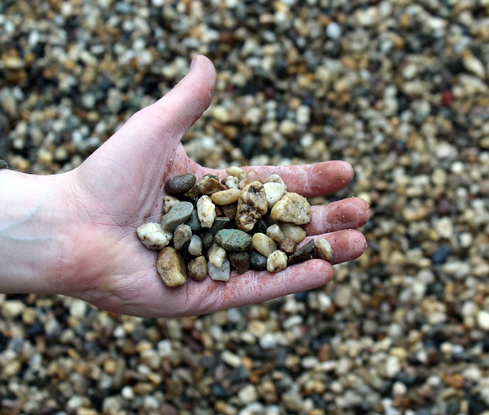 Grind Standaard 8 - 16 mm Opritgrind 1000kg in big bag rijngrind