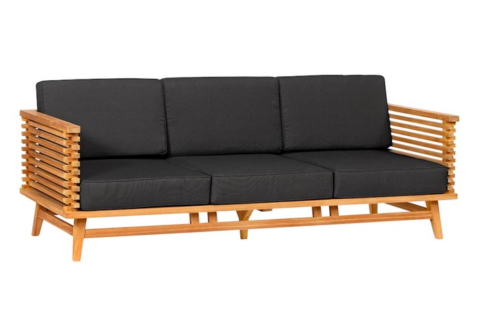Three-Seater Bench | Comfortable Outdoor Wooden Bench | Tuin