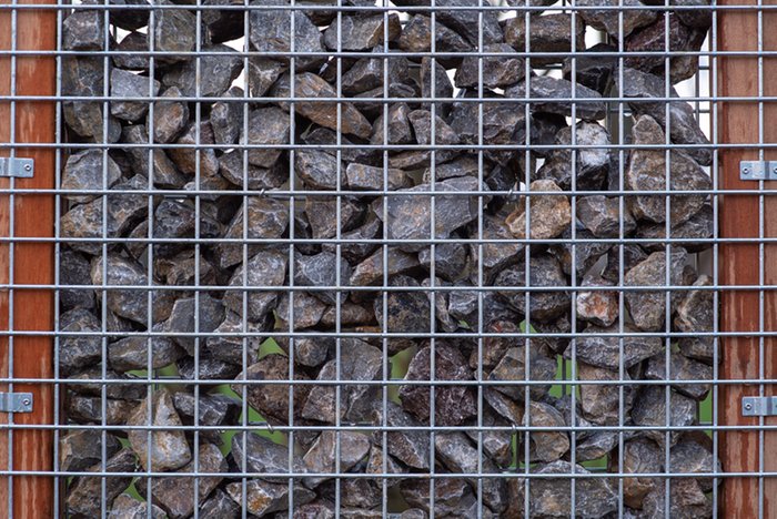 Schanskorf Gaas Staal 180 x 90 cm Maaswijdte 4.5 cm Steenkorf