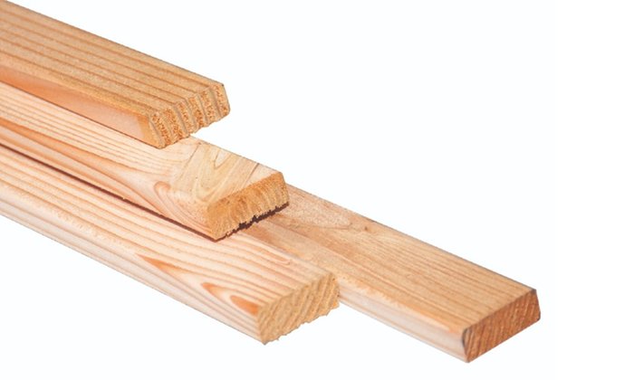 20mm Planed Douglas Rhombus Slats Untreated – 1.8m | Smooth Planed ...