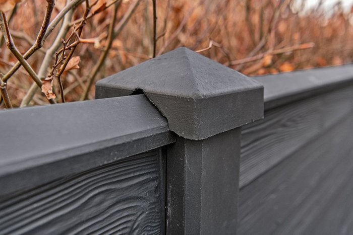 Afdekpet Pyramide Beton Gecoat voor sleufpaal