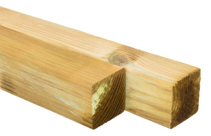 68mm Thick Fine Sawn Fence Post from Tuin. 300cm in Length.