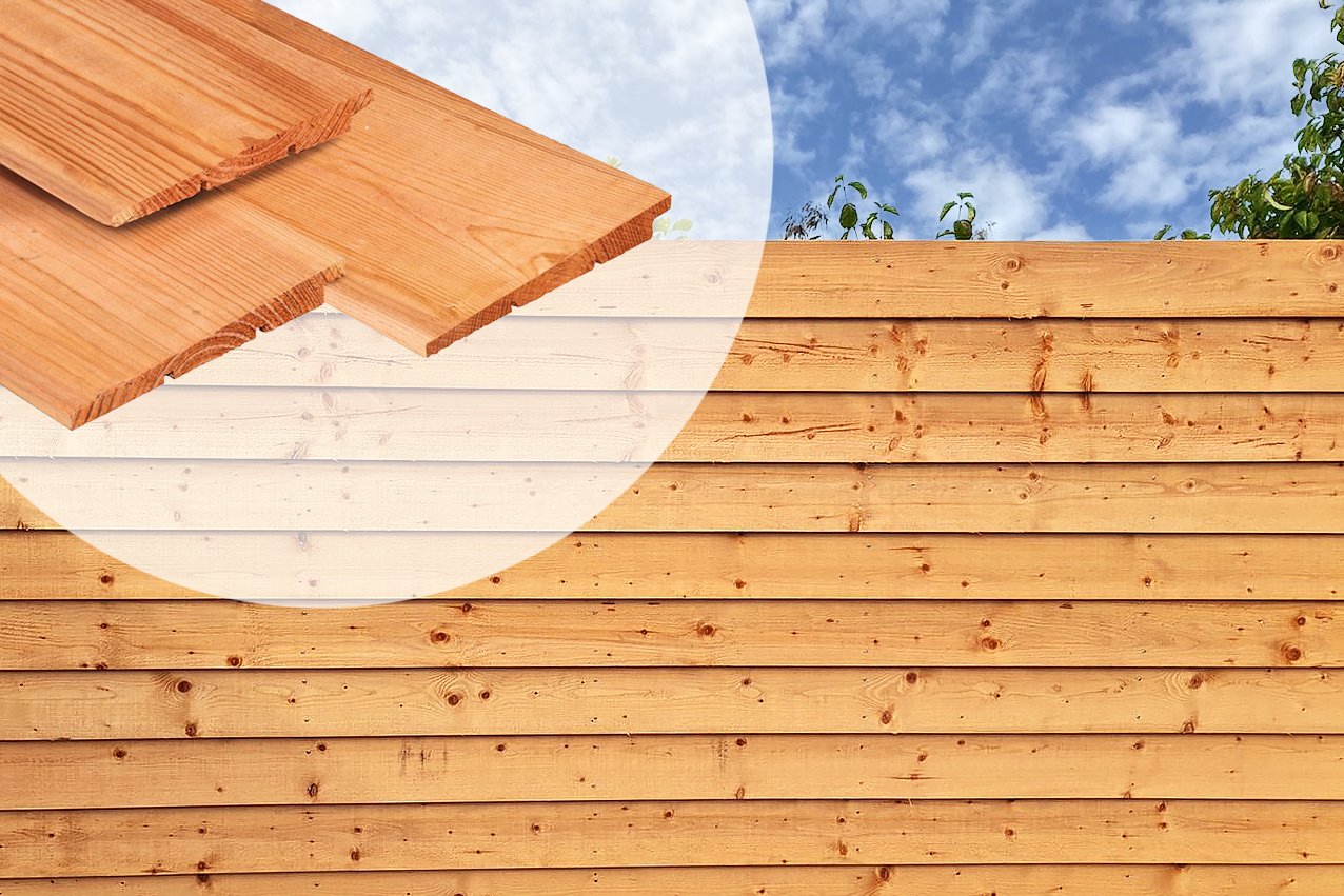 Zweeds Rabat Red Class wood 1.1-2.2 x 19.5 cm