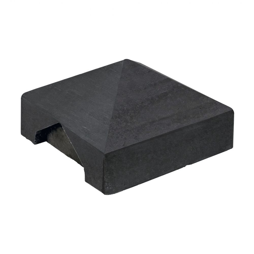 Afdekpet Pyramide Beton Gecoat voor sleufpaal