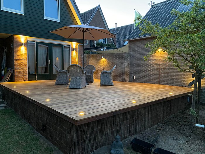 Terrasplank Ipe Hardhout 2.1x14.5 cm Geschaafd premium kwaliteit