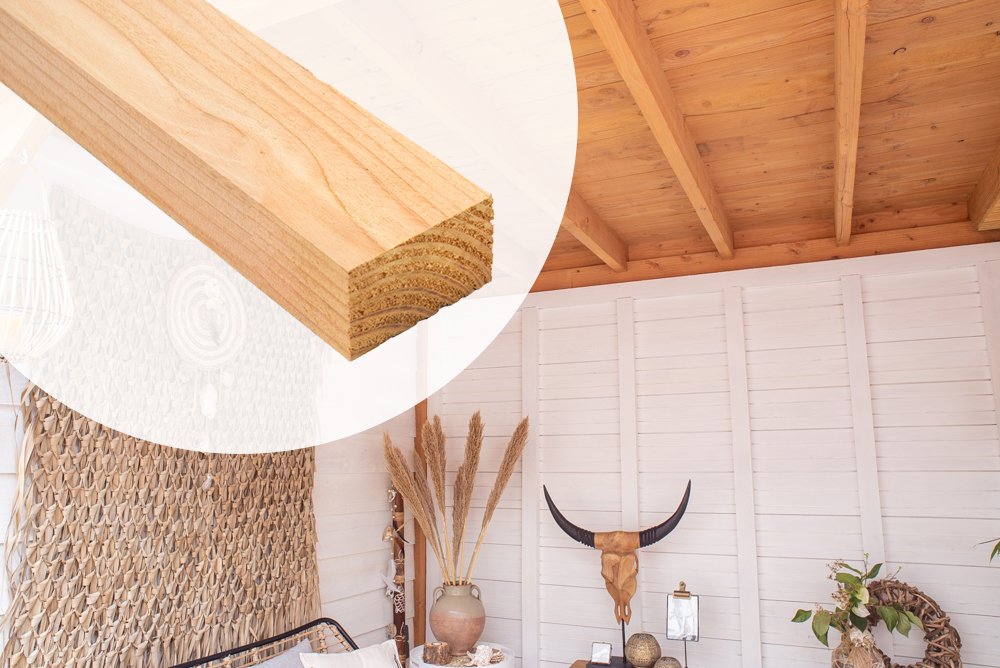 Douglas Timber Beams 75mm