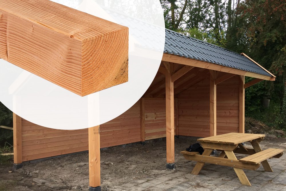 Kiln Dried and planed smooth | Timber Posts | Douglas TUIN uk