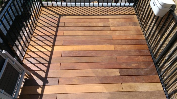 Lames de terrasse en Ipe - Bois exotique - 2.1x14.5 cm - Bois de ...