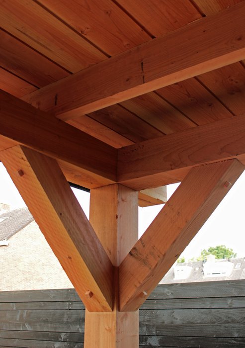 Douglas Timber Gazebo Posts | Decking Framing | 150mm thick timber from ...