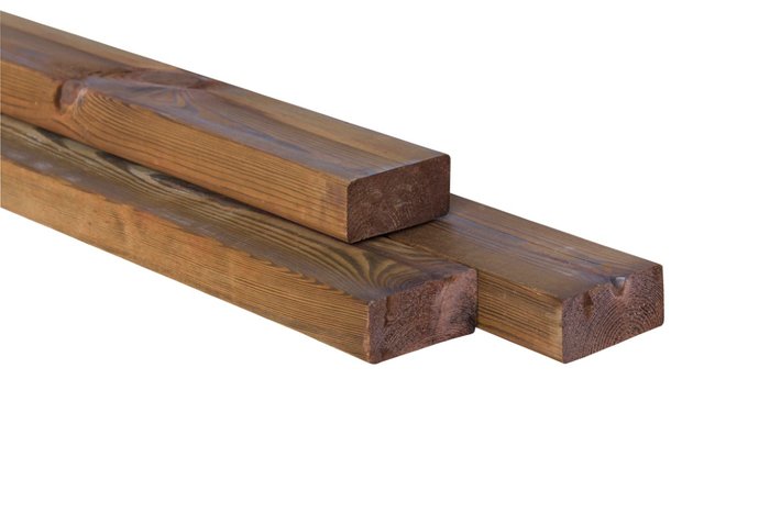 Lambourdes, solives et traverses en bois exotique - Fondation