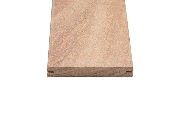 Terrassendiele Cumaru Hartholz 2,1 x 14,5 x 305 cm für Montageclips von ...