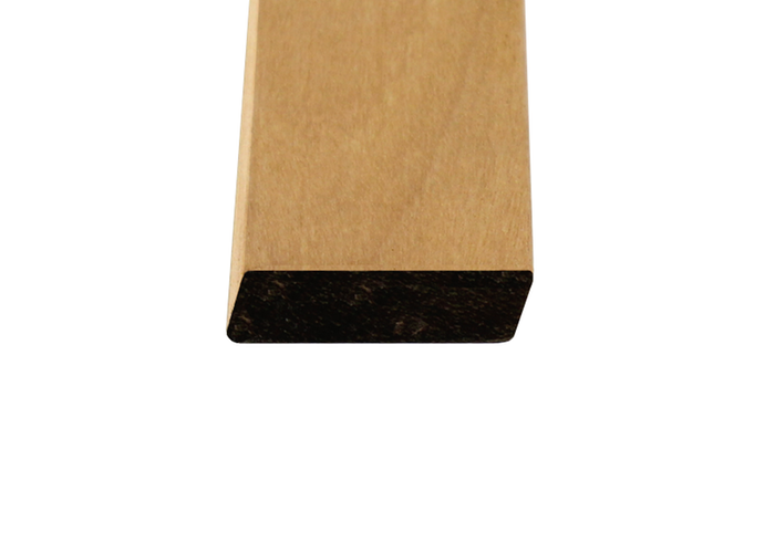 Rhombusleiste Bangkirai Hartholz 6,8 x 1,6 x 275 cm
