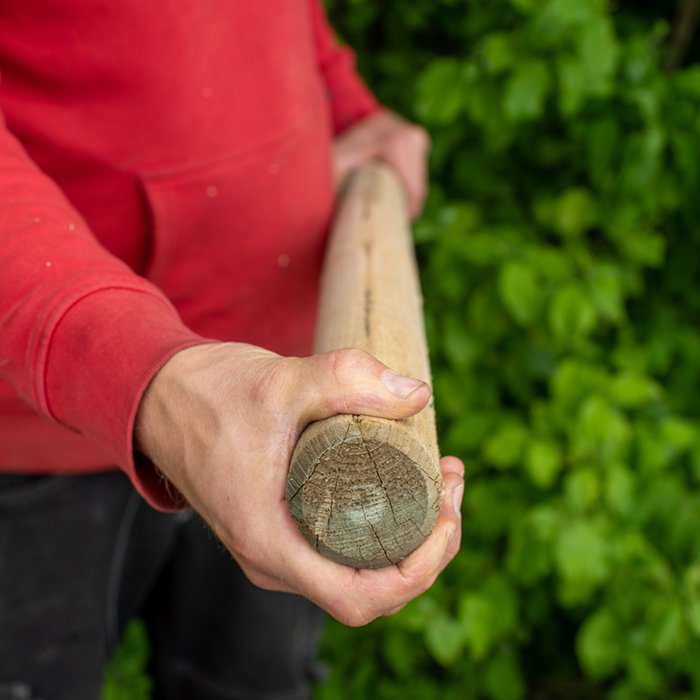 Holzpfahl 6 x 180 cm gefräst mit Spitze