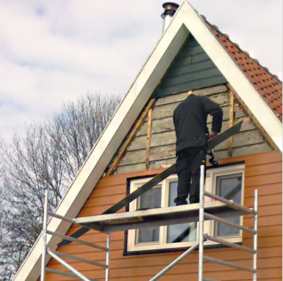 Houten Rachel 2.1 x 4.5 cm ventilatielatten voor gevelbekleding