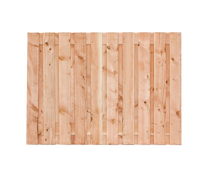 Zwarte Planed Larch Fence Panel Range
