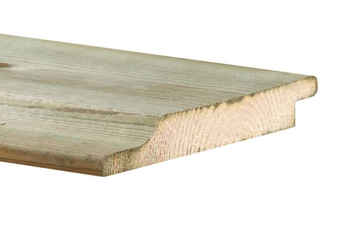 Pressure Treated Shiplap Horizontal Siding Profile | Tuin UK