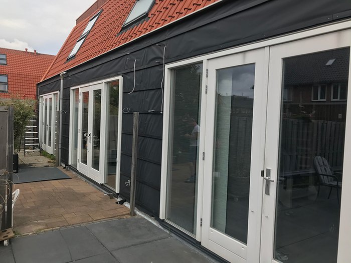 Houten Rachel Zwart 2.1x4.5x450cm Geïmpregneerde Ventilatielatten voor ...