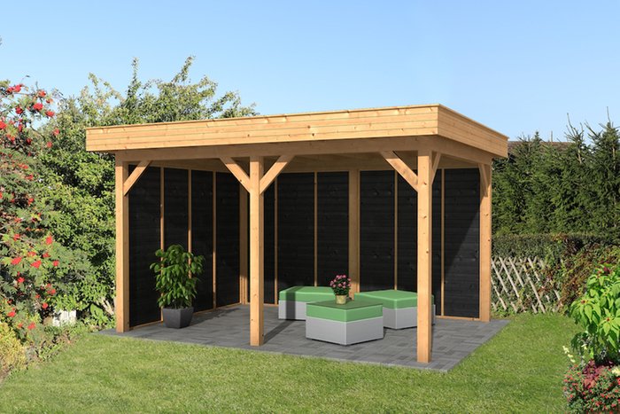 Terrasoverkapping maken Houten Afdak Terras Overkapping bouwen- Gadero