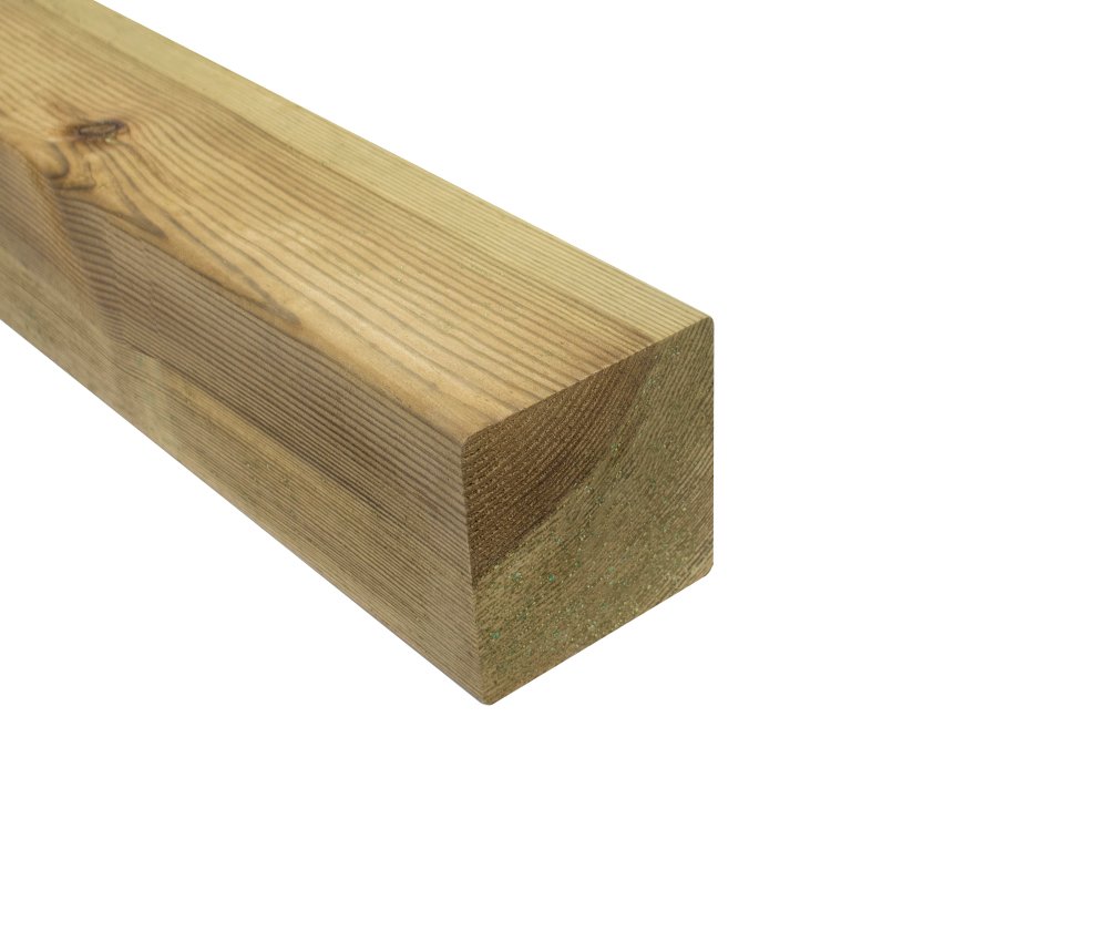 Timber Posts 120mm | 12.0x12.0x400cm Durable Wood | Tuin