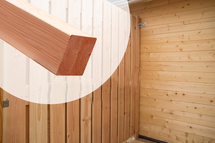 Douglas Fir Timber Posts | Smooth planed - 65mm from TUIN