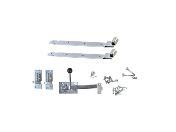 Poortbeslag voor houten tuinhek poortjes hekbeslag met verzet