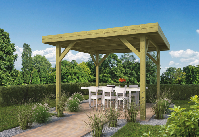 Terrasoverkapping maken Houten Afdak Terras Overkapping bouwen- Gadero