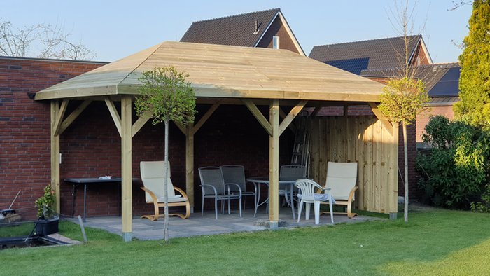 Prieel Superieur 594 x 340 cm Tuindeco tuinprieel