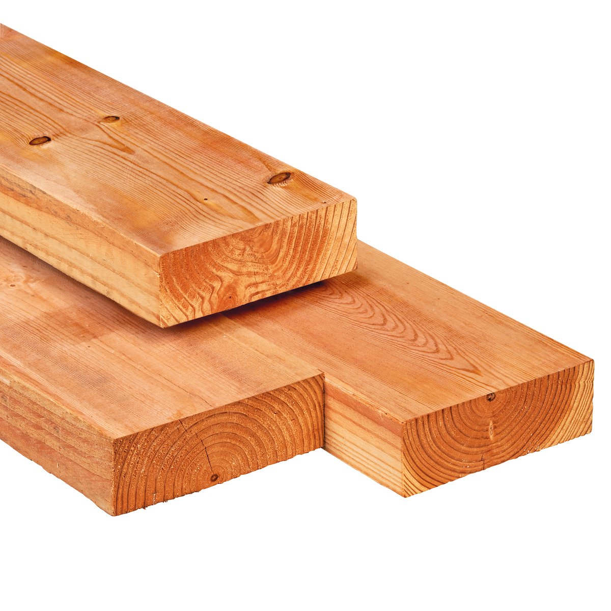 Red Class balk 4.5x14.5x400cm in Lariks Douglas kleur