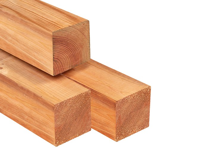 Treated Eased Corner Spruce Timber | 3000x45x45mm | Tuin UK